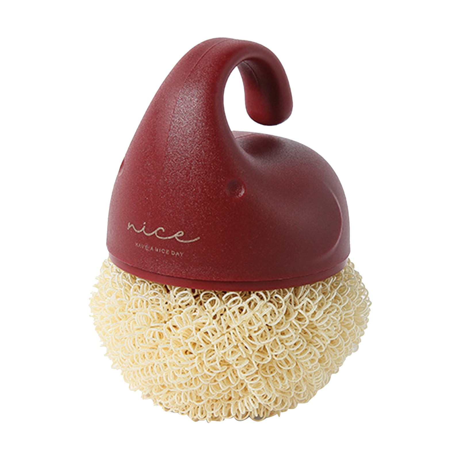 Dish Brush with Scraper - Stiff Bristles & Ergonomic Handle, for Cleaning Pots, Pans & Sinks ...