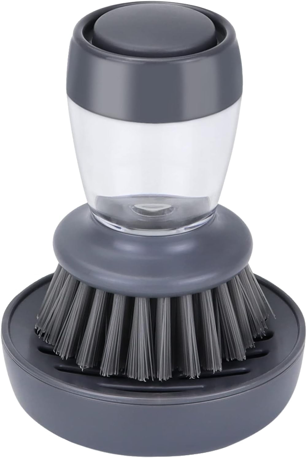 Dish Brush with Soap Dispenser, Kitchen Scrub Brush for Dishes Pots ...