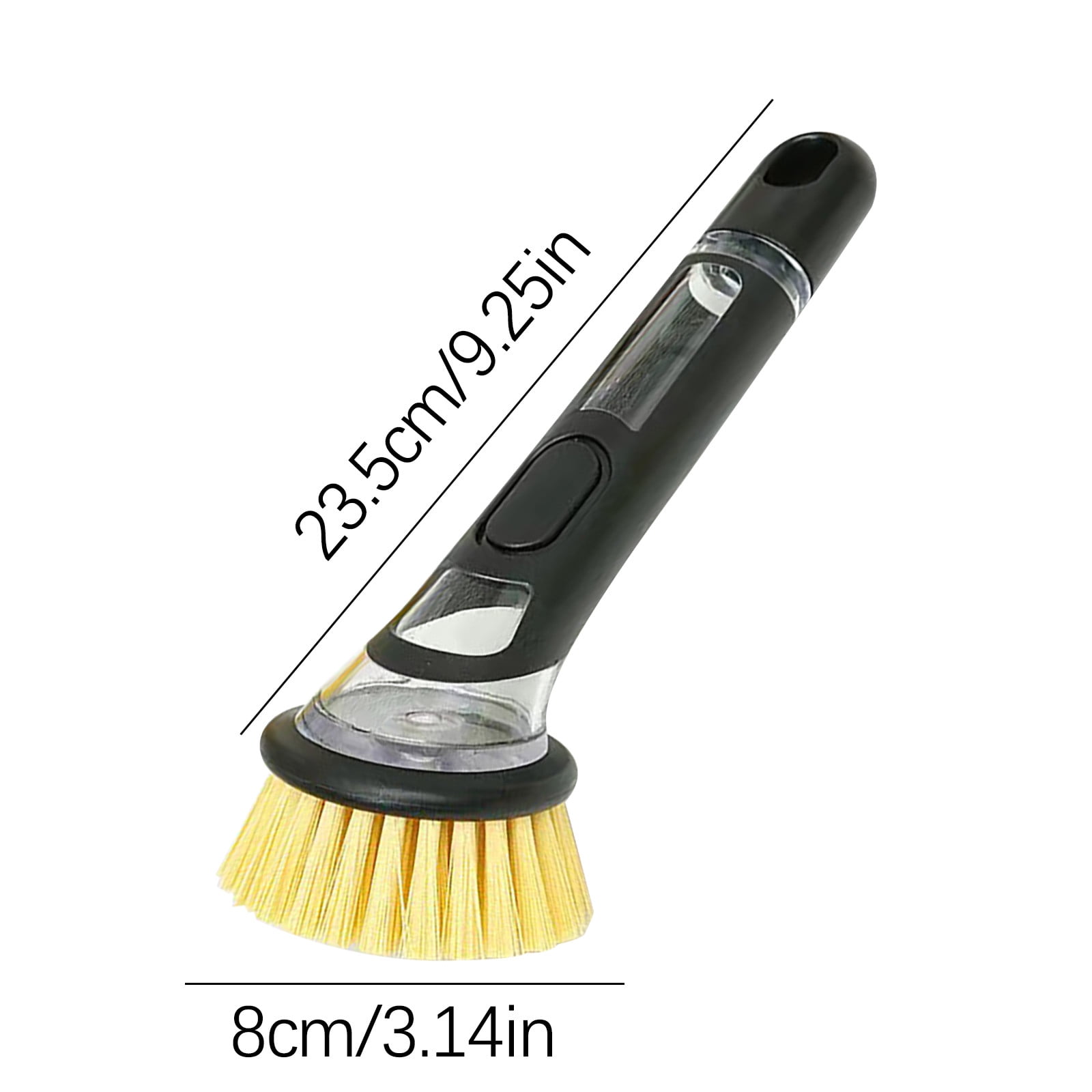 Dish Brushes with Soap Dispenser, Kitchen Dish Scrubber Brushes with ...