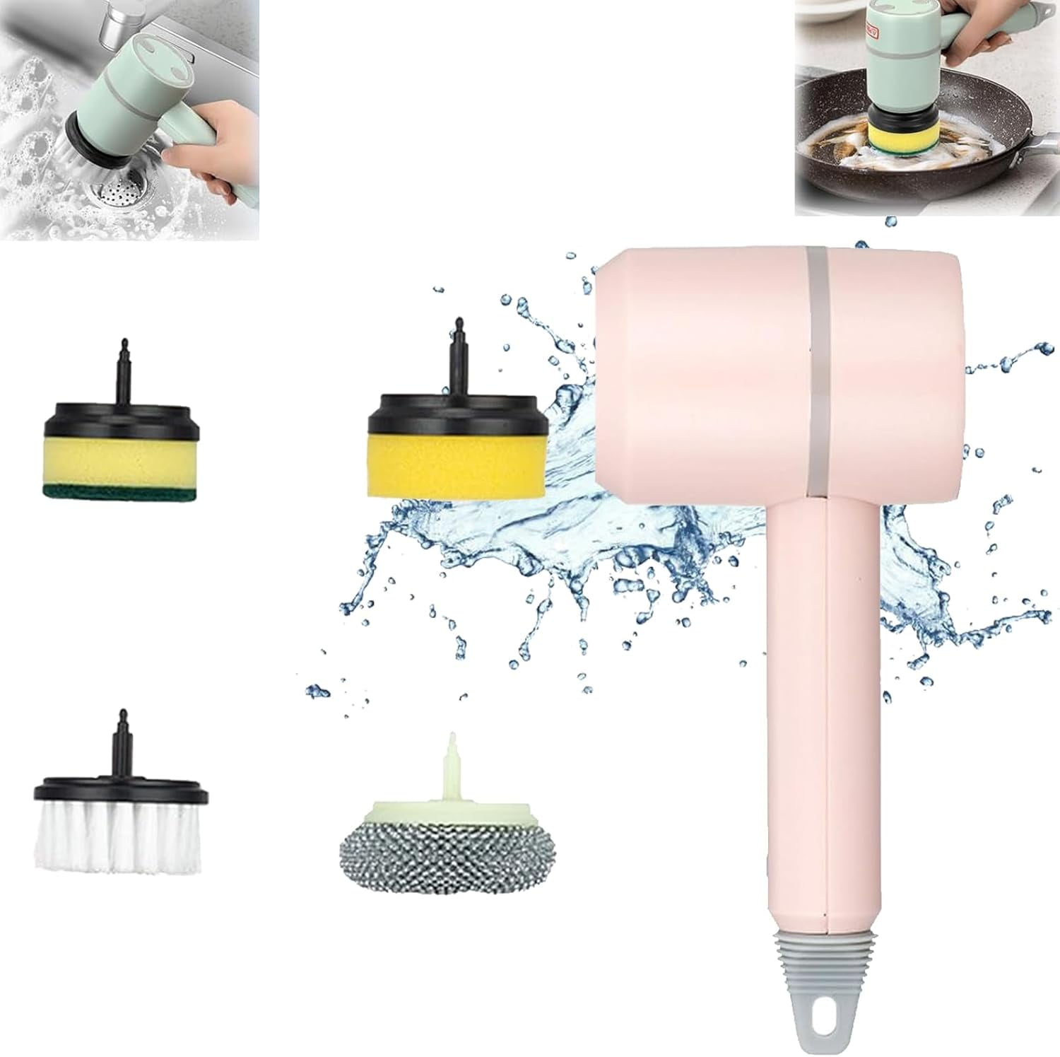 Dish Buddy, Dish Buddy Scrubber, Dish Buddy Electric Spin Scrubber, 360 ...