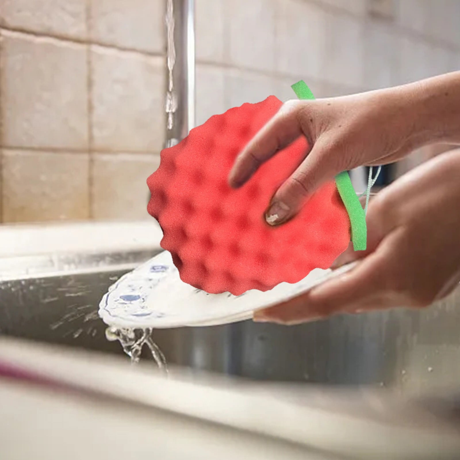 Dish Cleaning Brush,Cute High Density Sponge Cup Brush For Bathing And ...