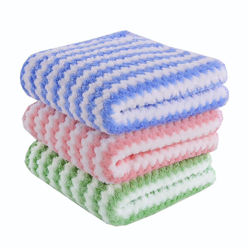 Dish Cloths for Washing Dishes Ultra Soft Absorbent Quick Drying Dish ...