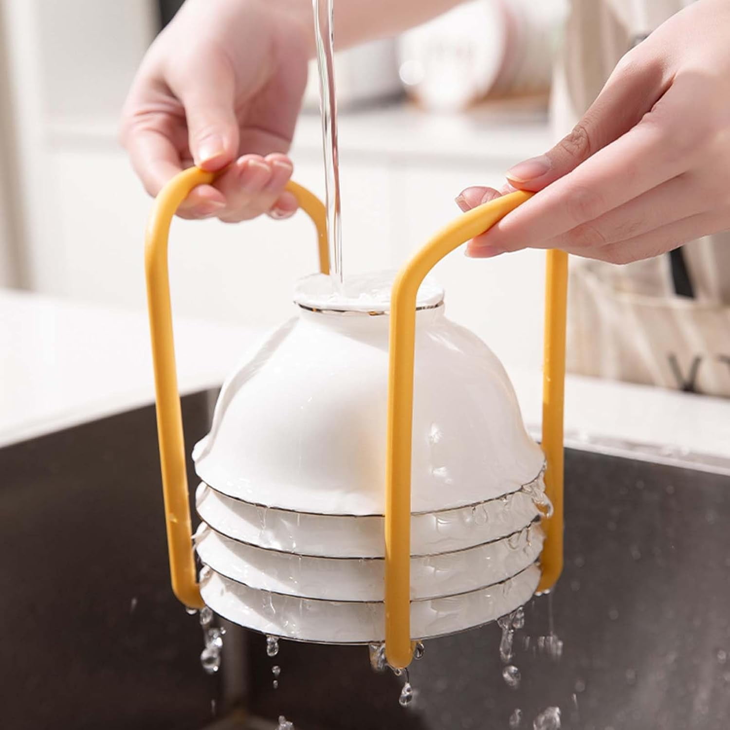 Dish Drainer Bowl Drying Rack, Foldable Clothes Drying Rack, Multiple ...