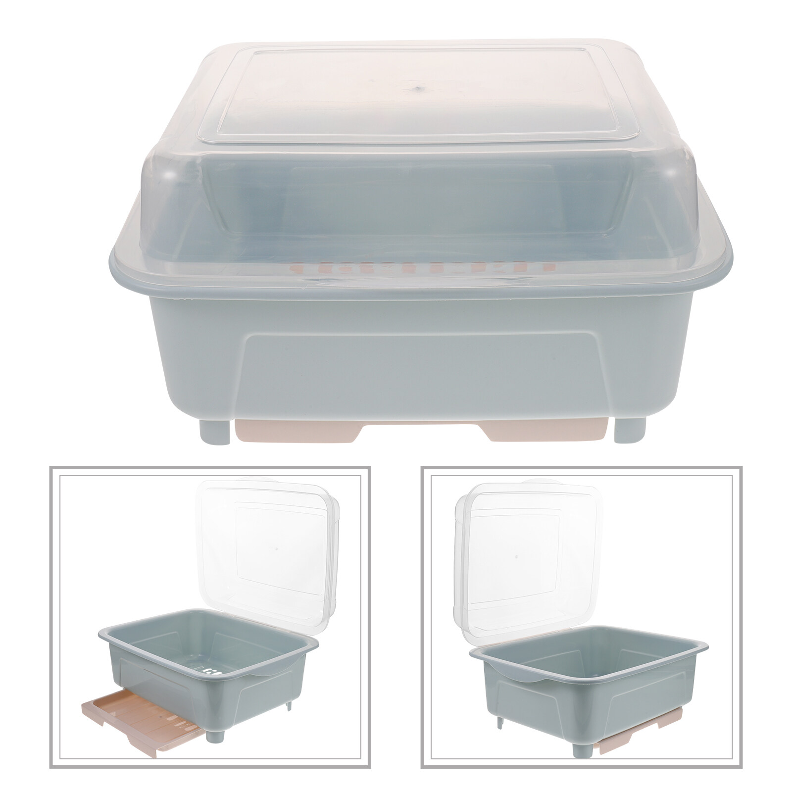 Dish Drainer Cutlery Plate Holder Drying Rack Cutlery Utensil Holder ...