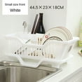 Dish Drying Kitchen Utensils Drainer Rack with Drain Board Countertop ...