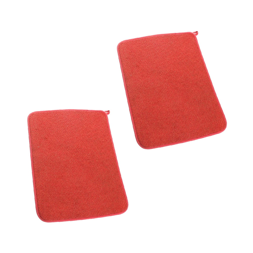 Dish Drying Mat, 12"x16" Microfiber Drying Mat for Kitchen Counter ...