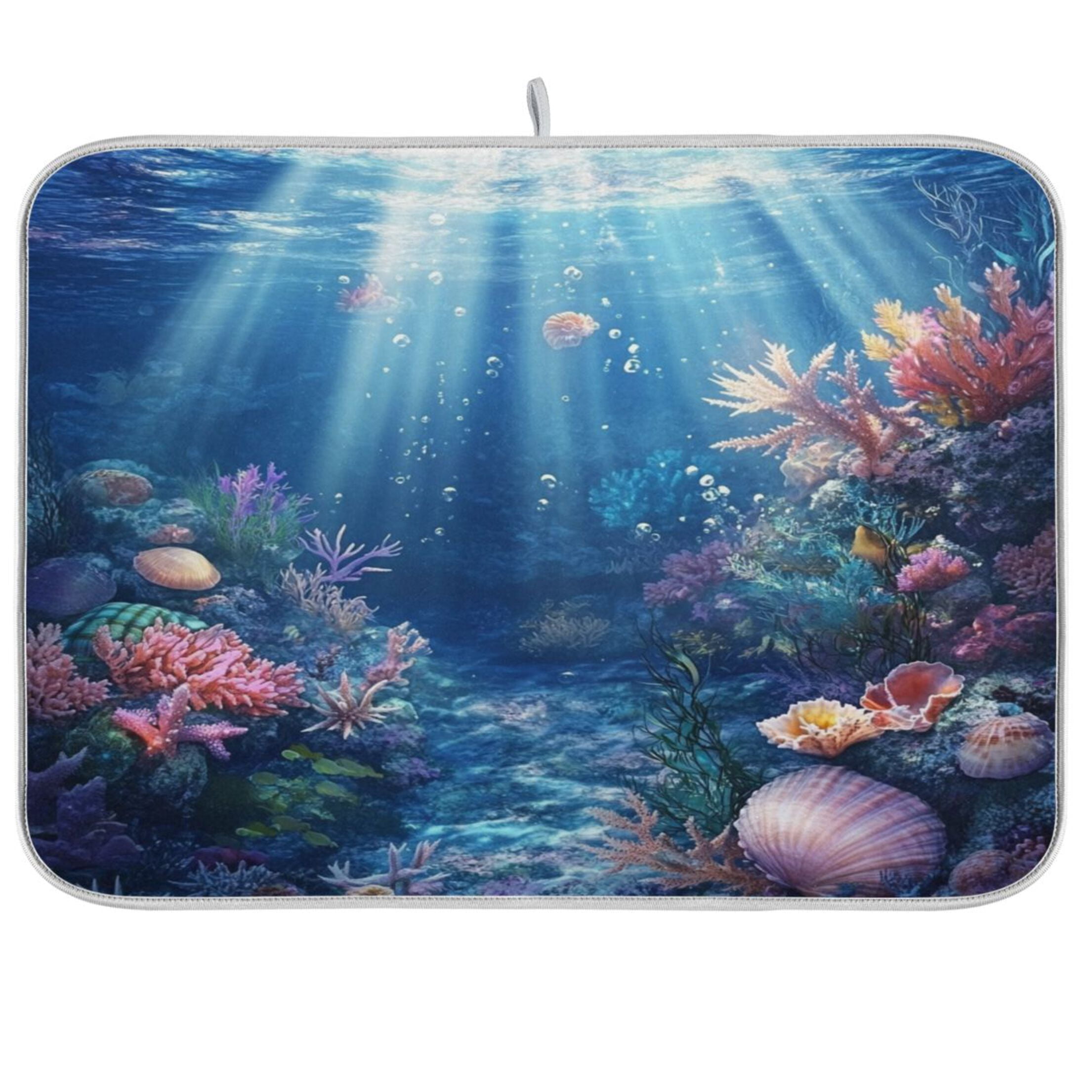 Dish Drying Mat 18' x 24',Highly Absorbent Microfiber for Dishes ...