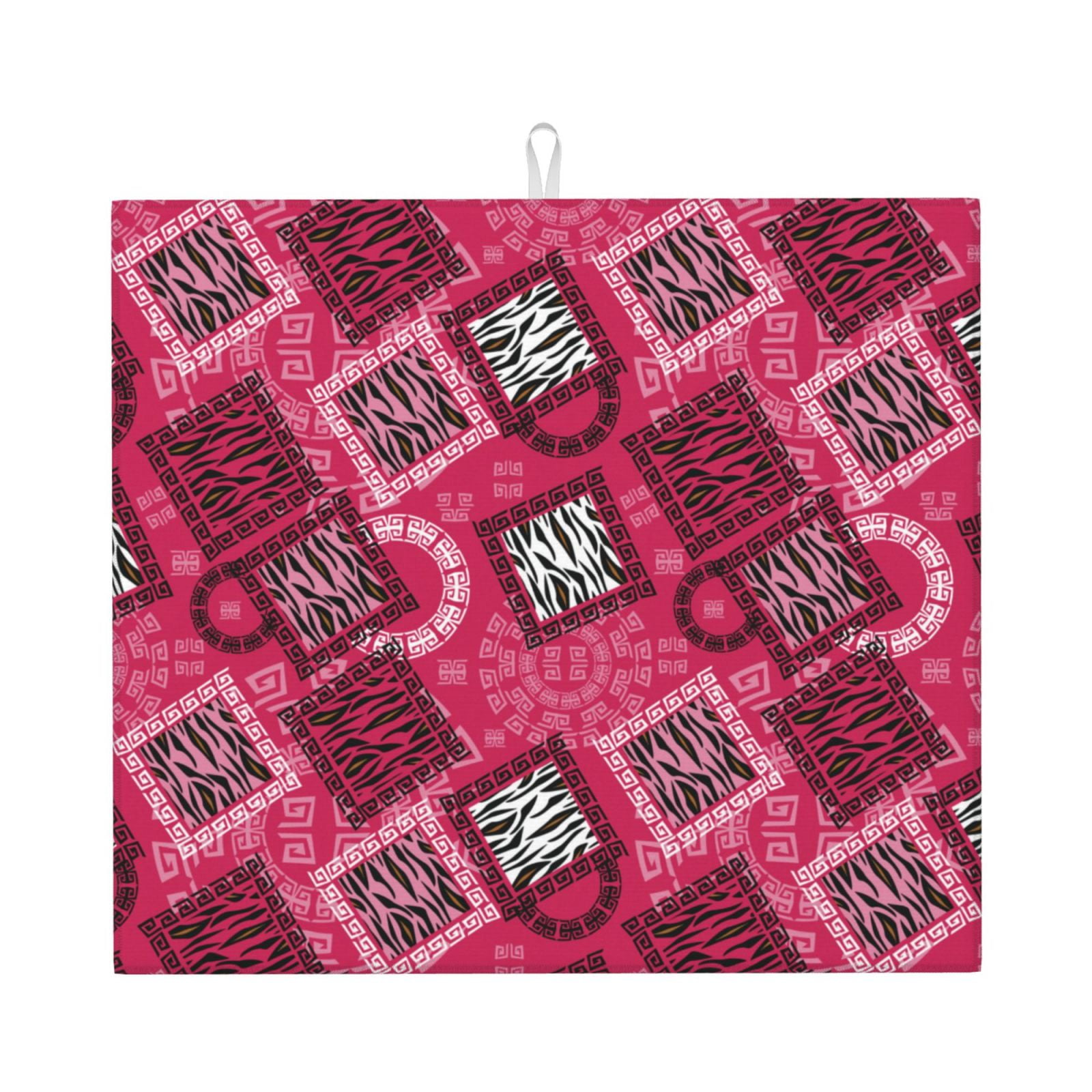 Dish Drying Mat, Geometry B Highly Absorbent Drying Matt Kitchen ...