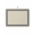 Dish Drying Mat for Kitchen Counter Geometric Greek Key Design Drying ...