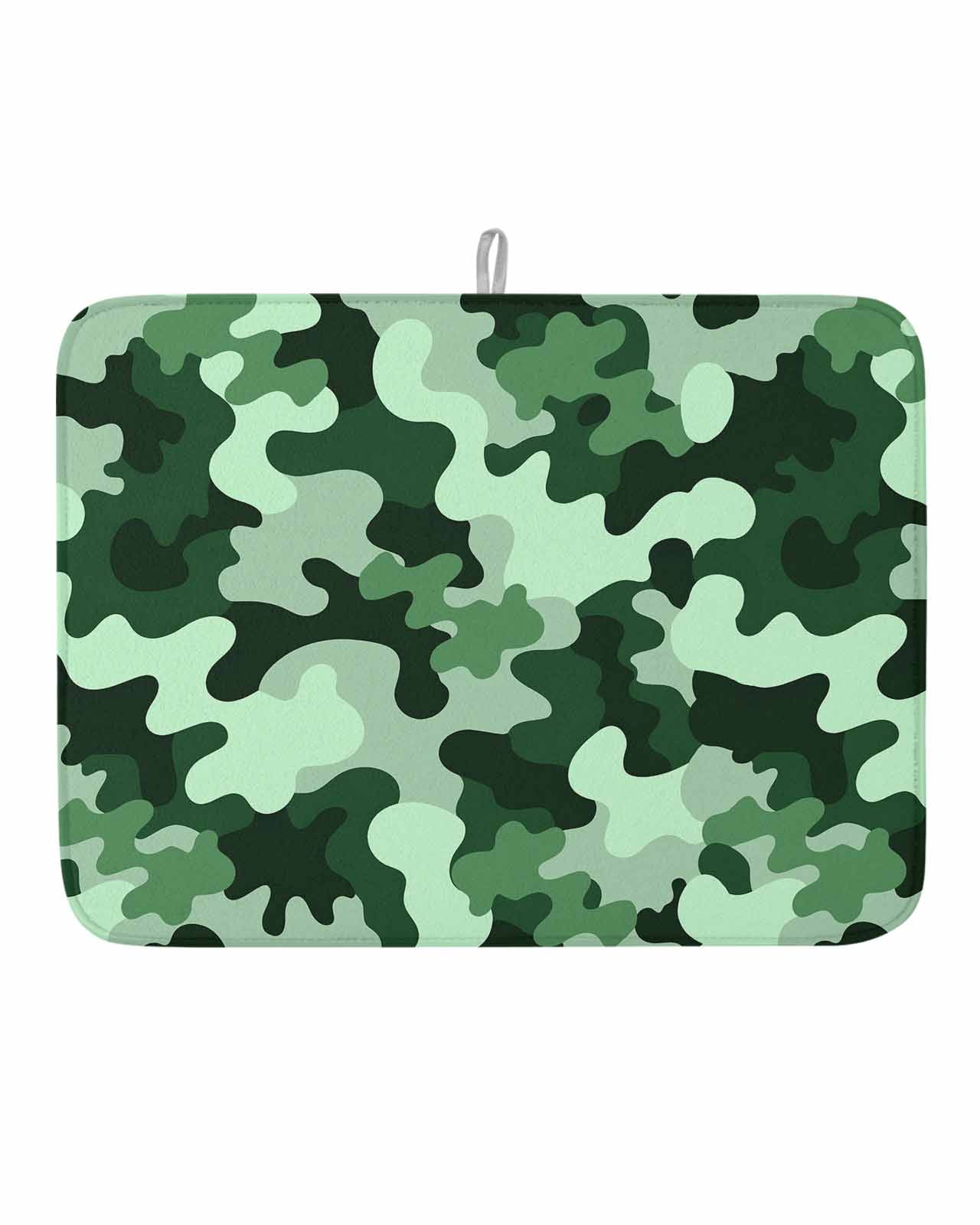 Dish Drying Mat for Kitchen Counter Green Could Drying Pad Absorbent ...