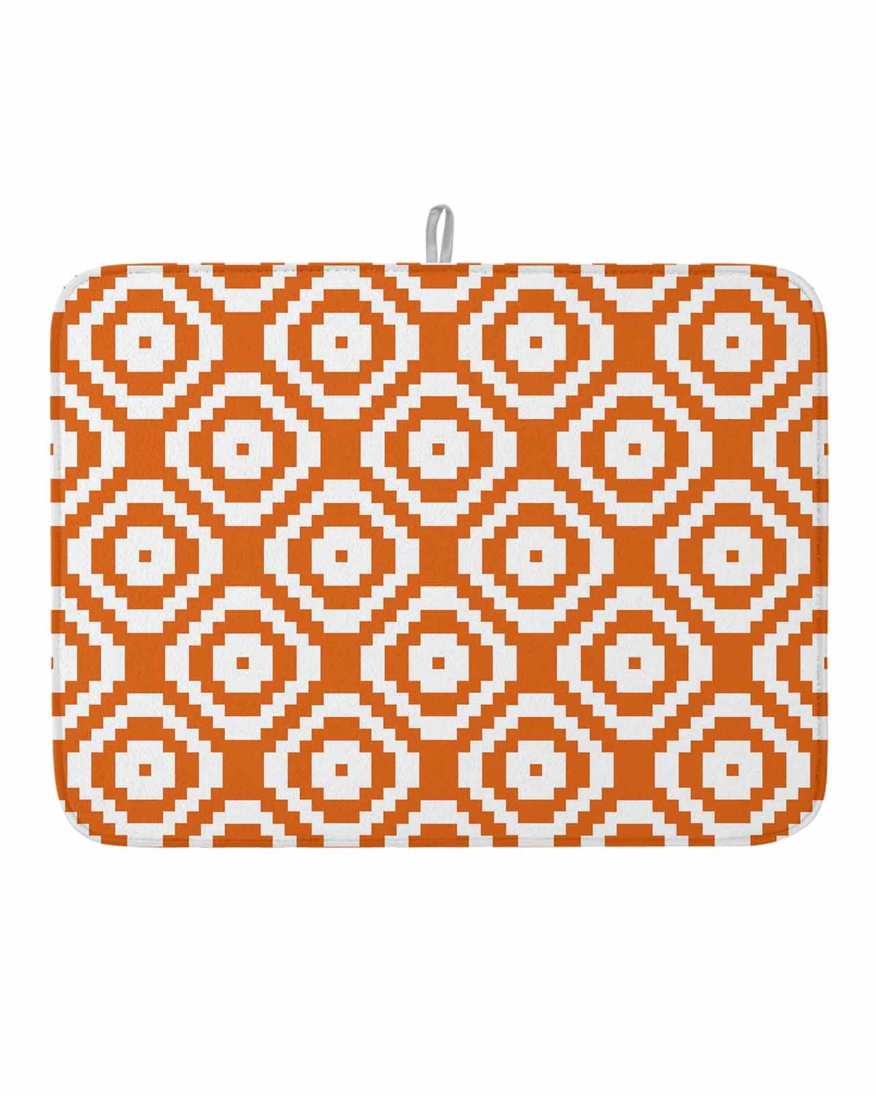 Dish Drying Mat for Kitchen Counter Modern Geometric Drying Pad ...