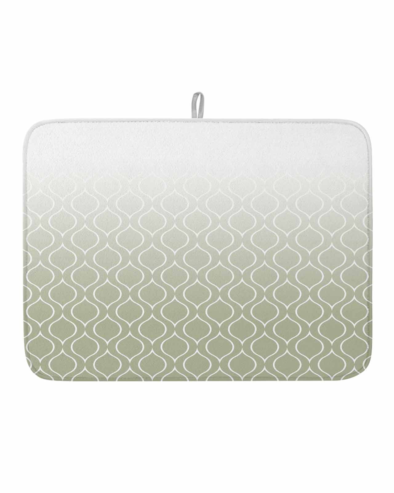 Dish Drying Mat for Kitchen Counter Sage Green Morocco Drying Pad ...