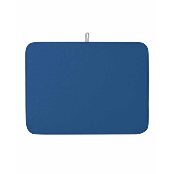 Dish Drying Mat for Kitchen Counter Solid Color Drying Pad Absorbent ...