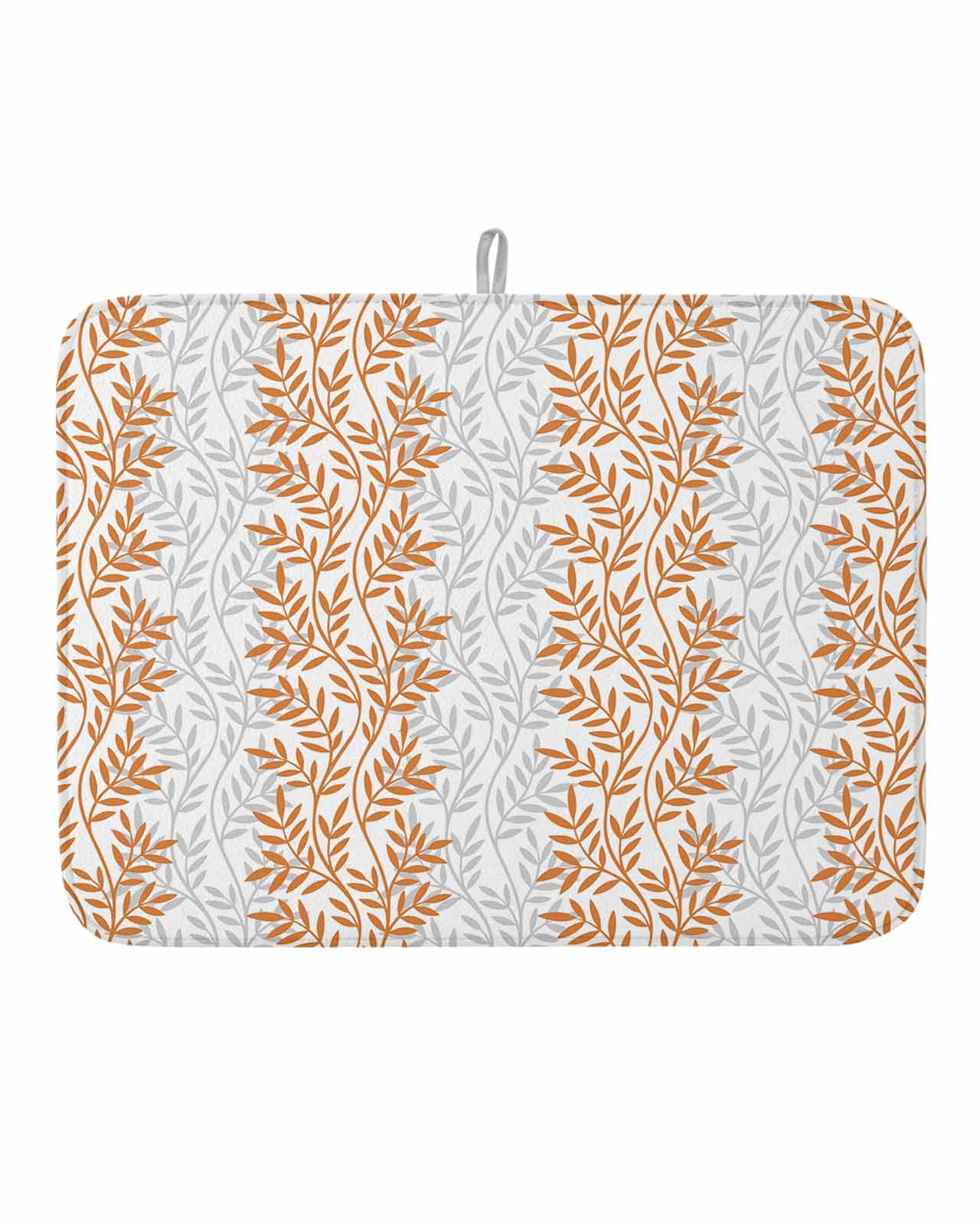 Dish Drying Mat for Kitchen Counter Tree Branch Drying Pad Absorbent ...