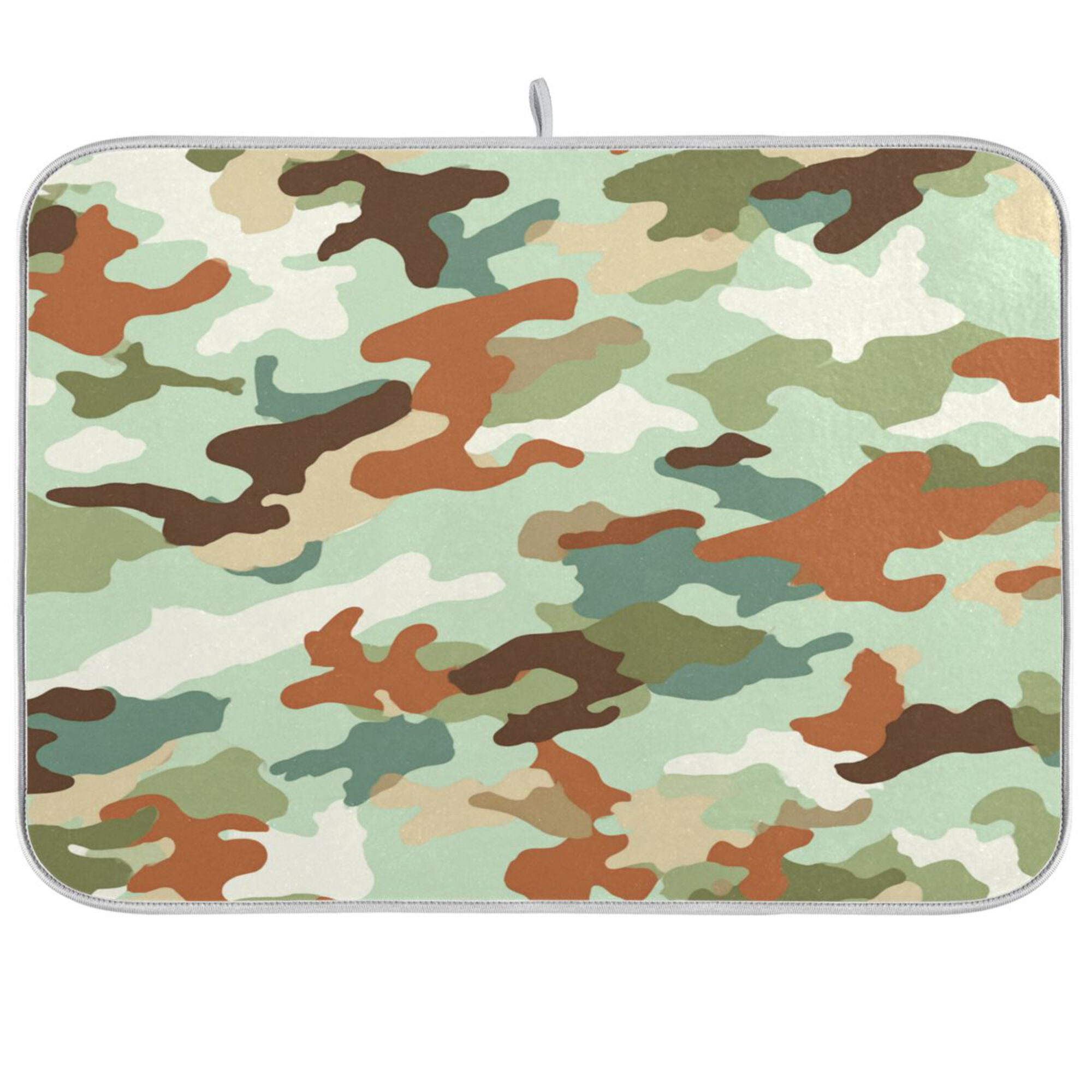 Dish Drying Mat Kitchen Pad Large Counter Absorbent Dish Mats Drainer ...