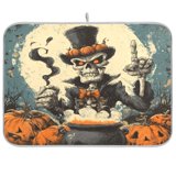 Dish Drying Mat Kitchen Pad Large Counter Absorbent Dish Mats Drainer ...