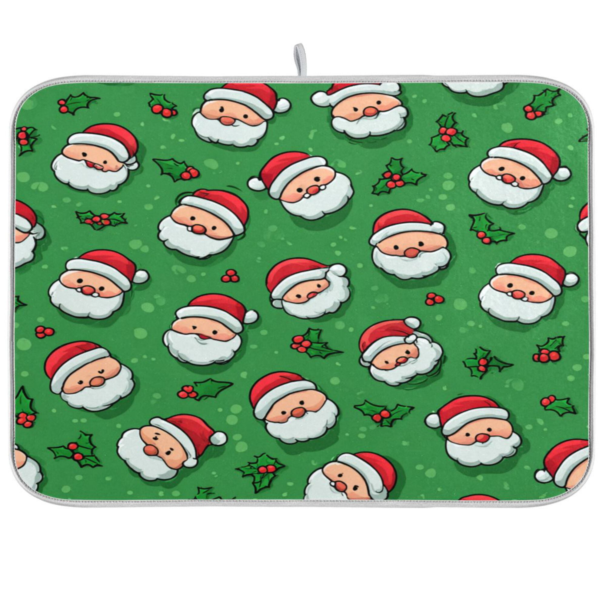 Dish Drying Mat Kitchen Pad Large Counter Absorbent Dish Mats Drainer ...