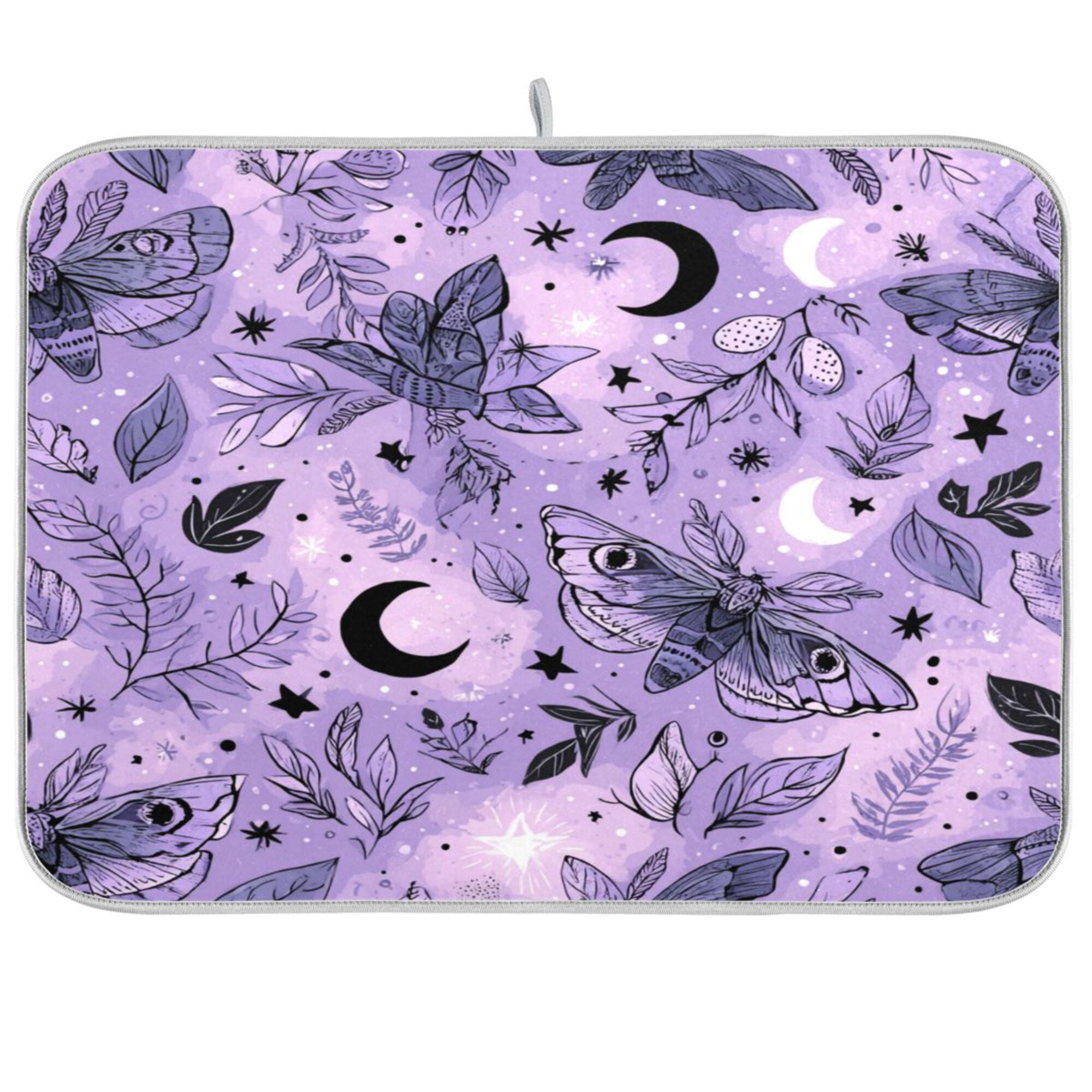 Dish Drying Mat Kitchen Pad Large Counter Absorbent Dish Mats Drainer ...