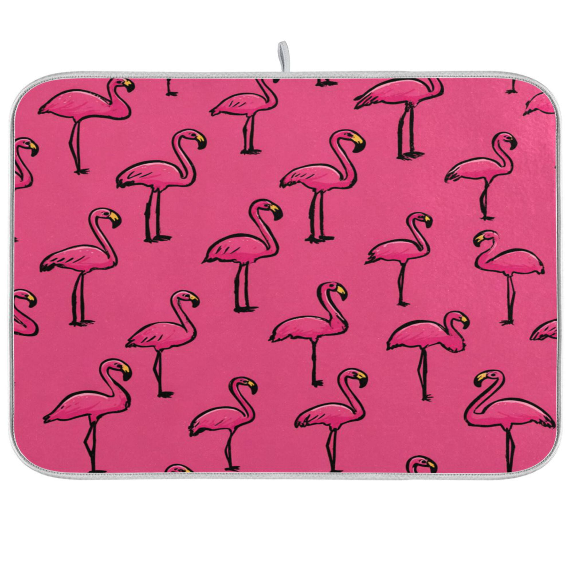 Dish Drying Mat Kitchen Pad Large Counter Absorbent Dish Mats Drainer ...