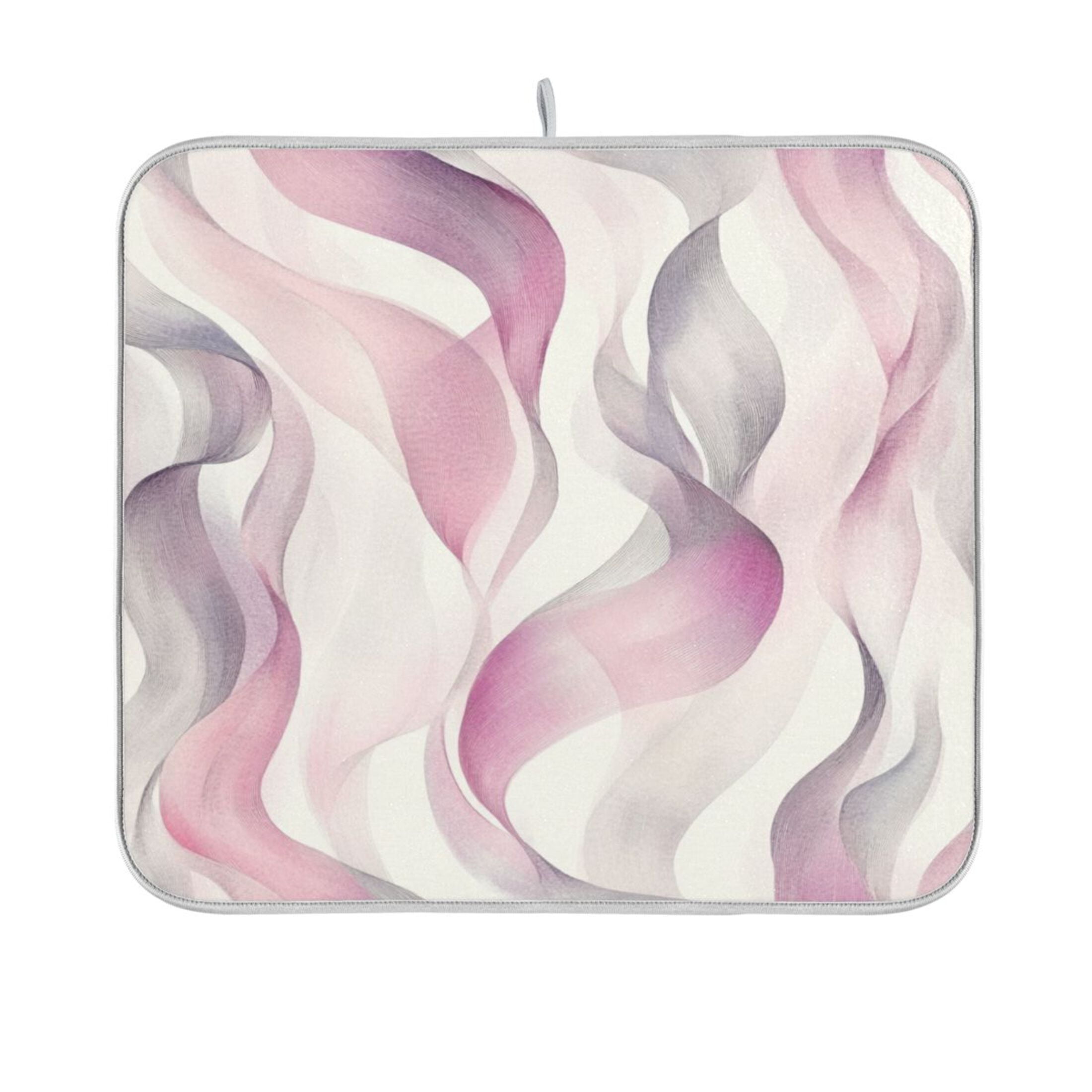 Dish Drying Mat Microfiber Kitchen Pad Large Counter Absorbent Dish Mats Drainer Rack 16"x18 ...