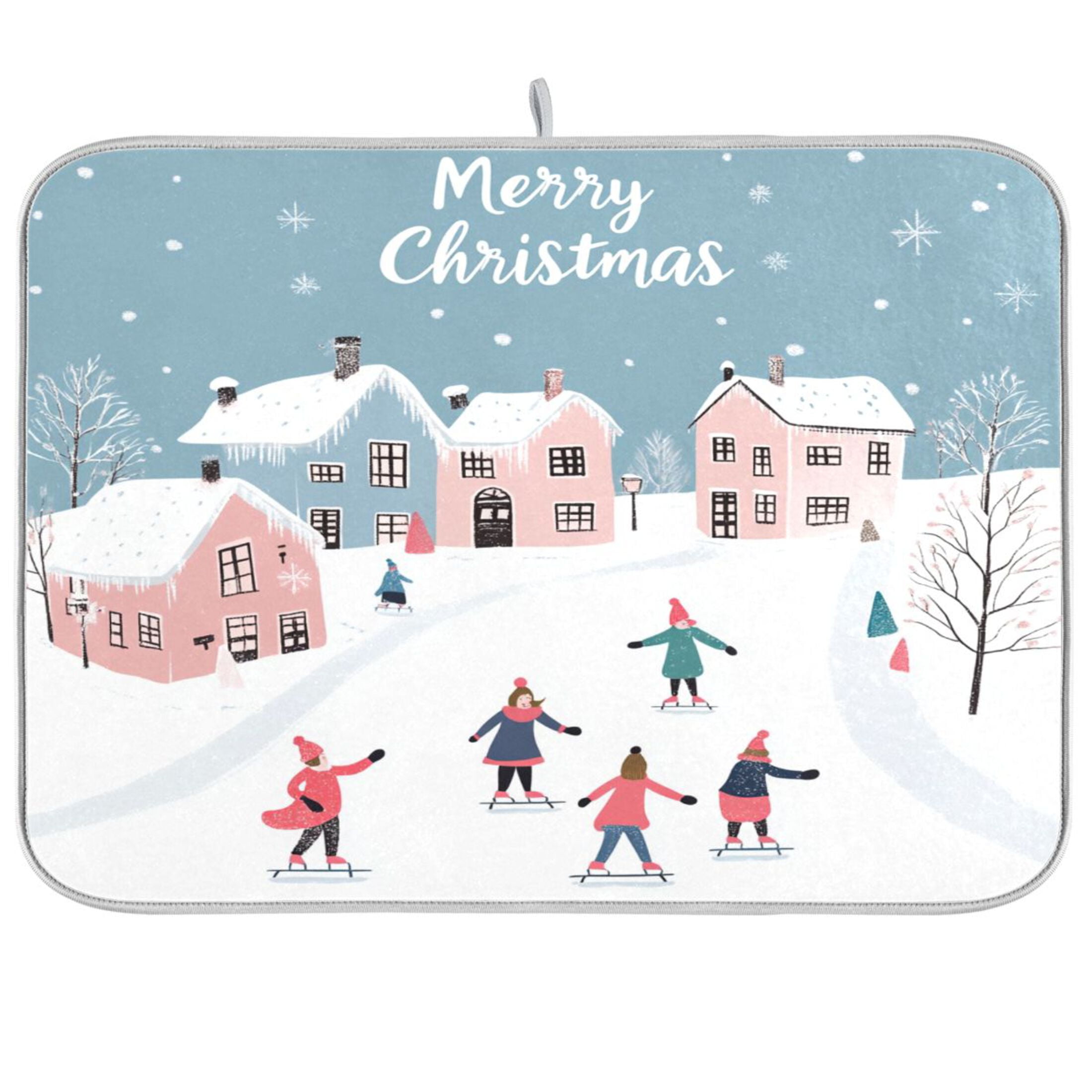 Dish Drying Mat Microfiber Kitchen Pad Large Counter Absorbent Dish ...