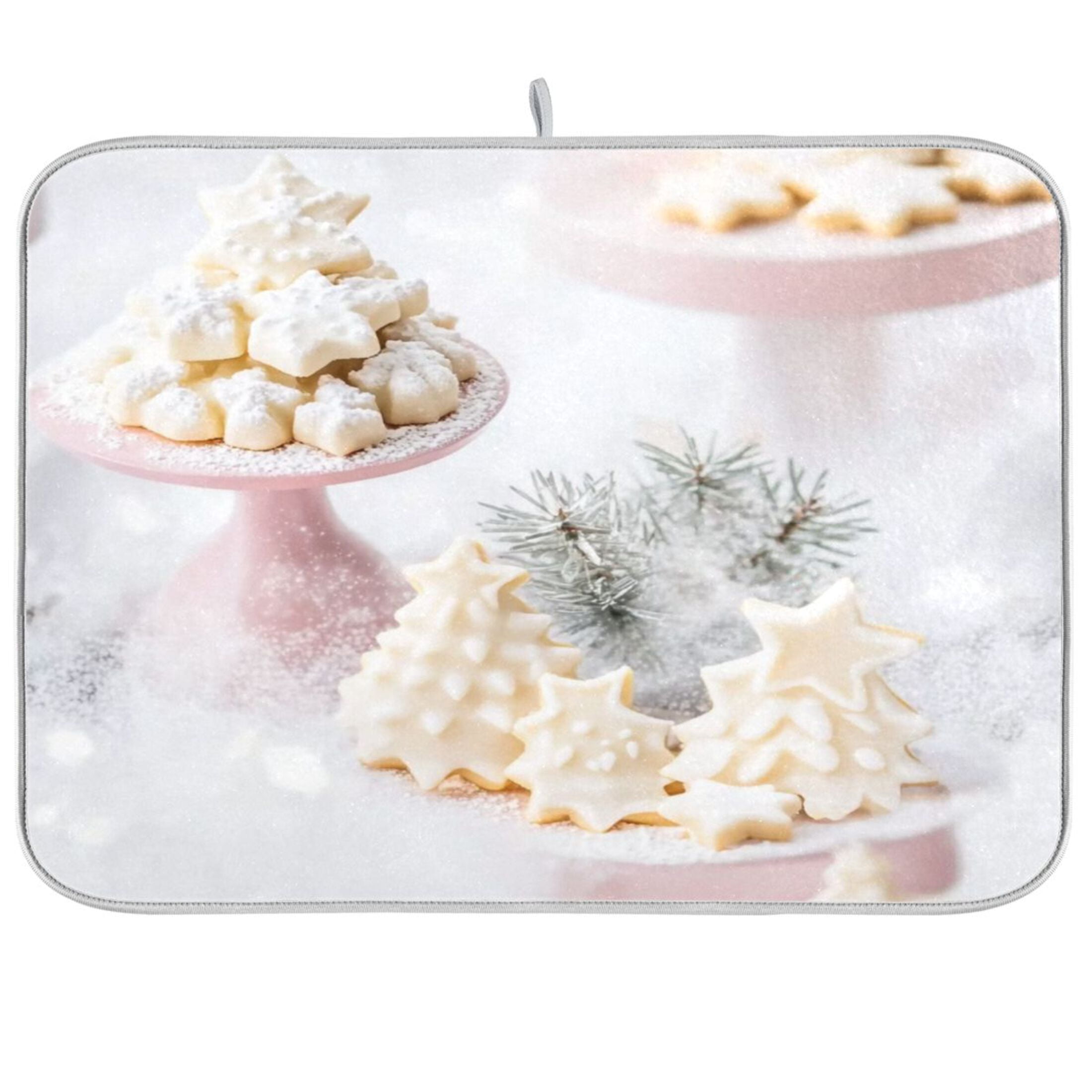 Dish Drying Mat Microfiber Kitchen Pad Large Counter Absorbent Dish ...