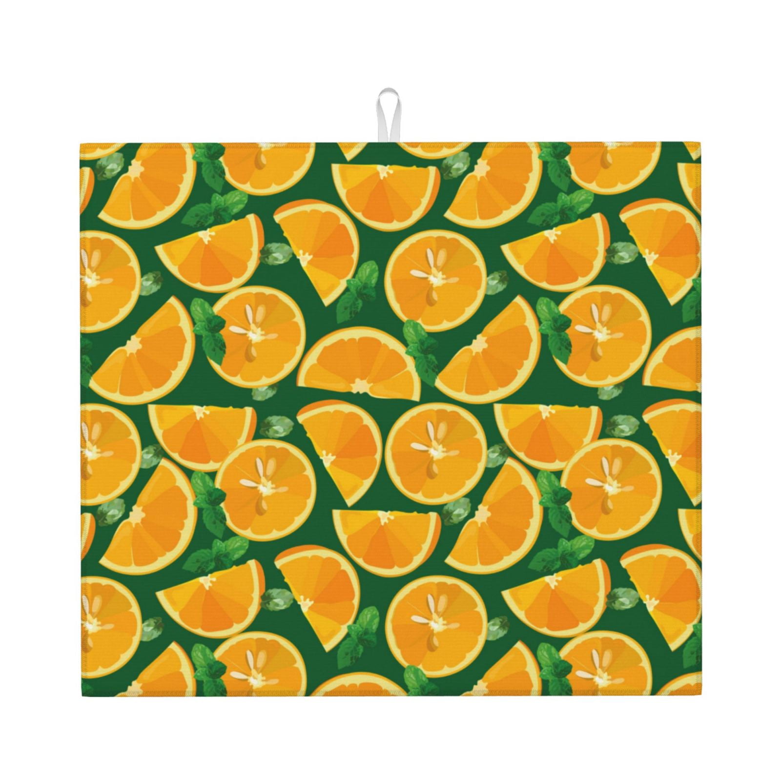 Dish Drying Mat, Orange A Highly Absorbent Drying Matt Kitchen Counter ...