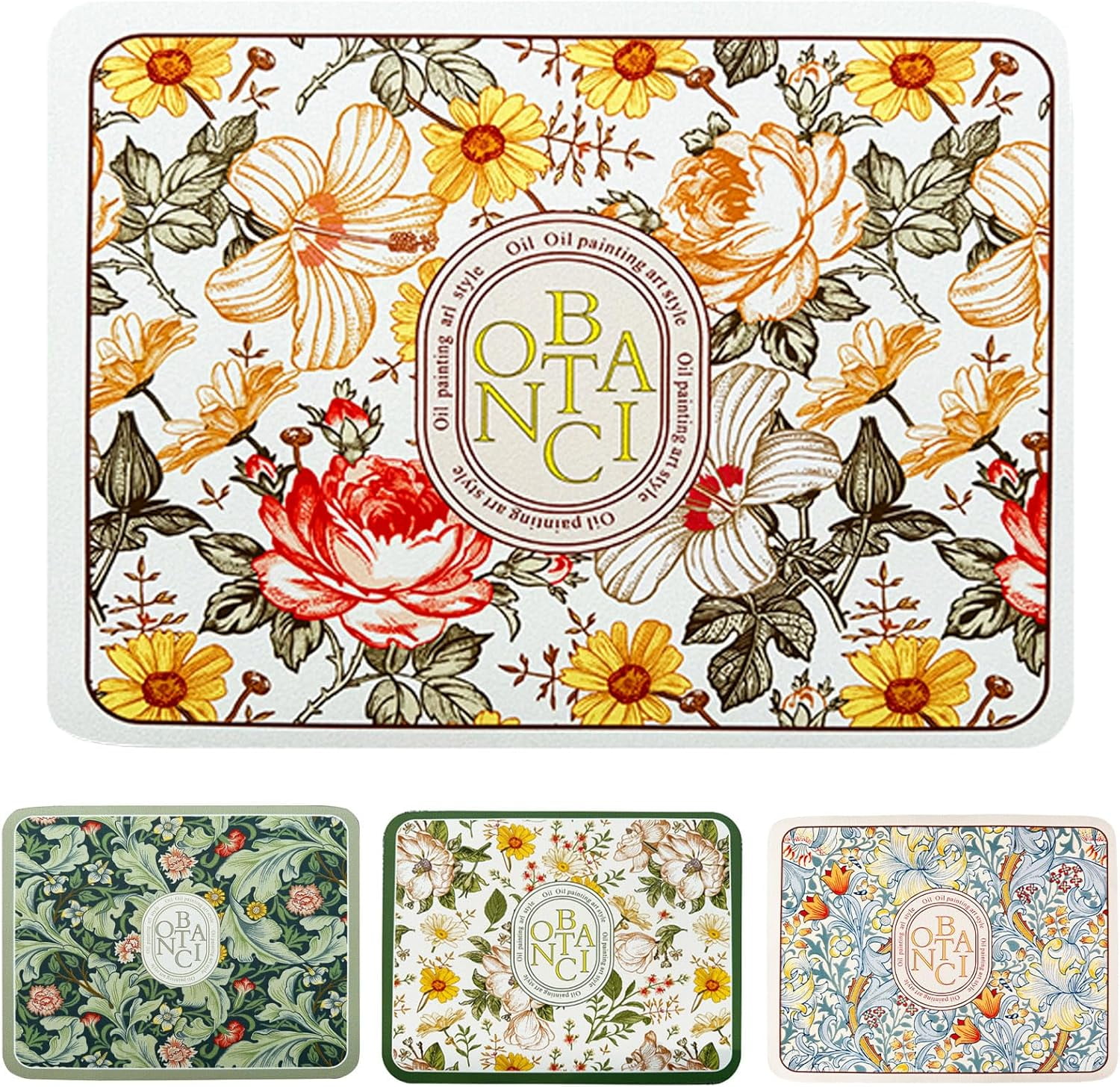 Dish Drying Mat-Upgraded Fantasy Style Draining Mat,Drying Matt Kitchen ...