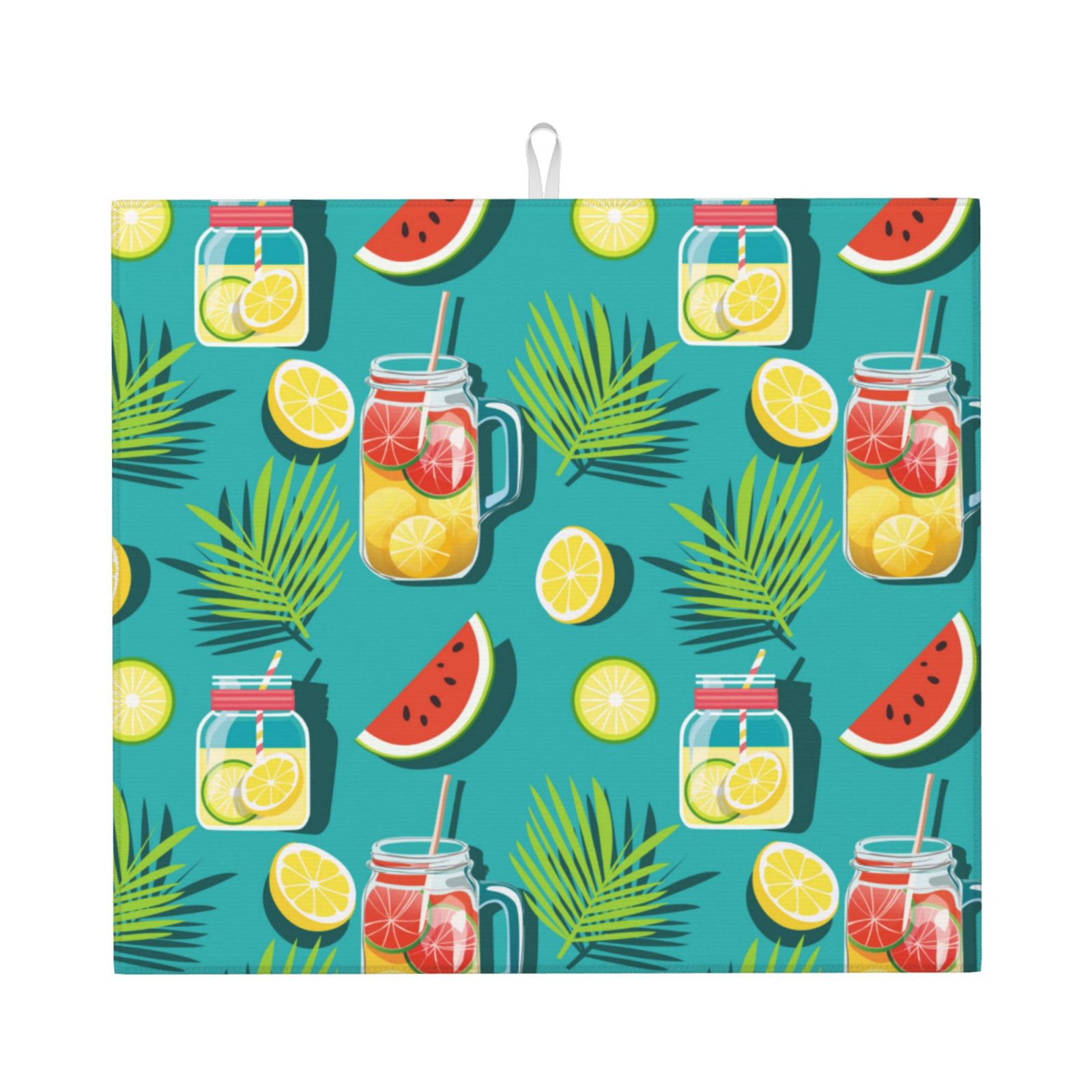 Dish Drying Mat, cartoon Lemon juice Highly Absorbent Drying Matt ...