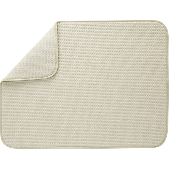 Dish Drying Mat for Kitchen, Absorbent, Reversible XL Microfiber Dish ...