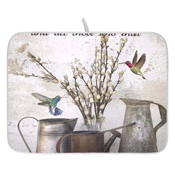 Dish Drying Mat for Kitchen Counter 16x18/18x24 Bless Home Magnet ...