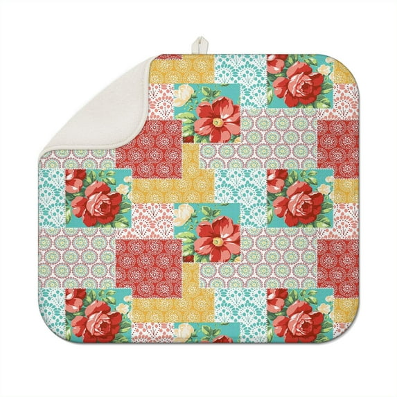 Dish Drying Mat for Kitchen Counter Pioneer Absorbent Reversible ...