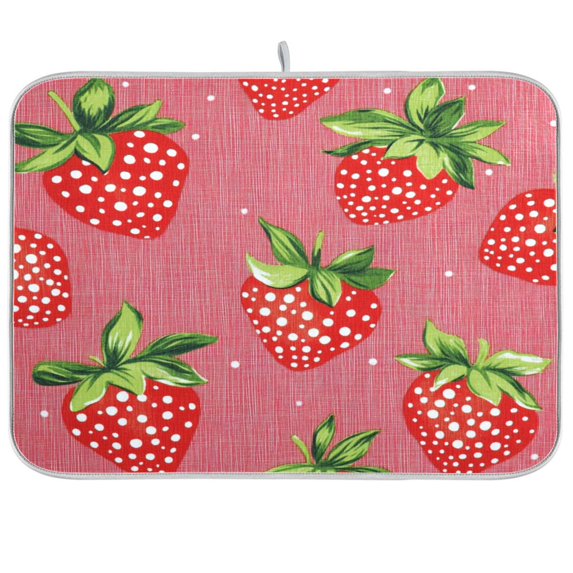 Dish Drying Mat for Kitchen Counter | Reversible, Super Absorbent ...