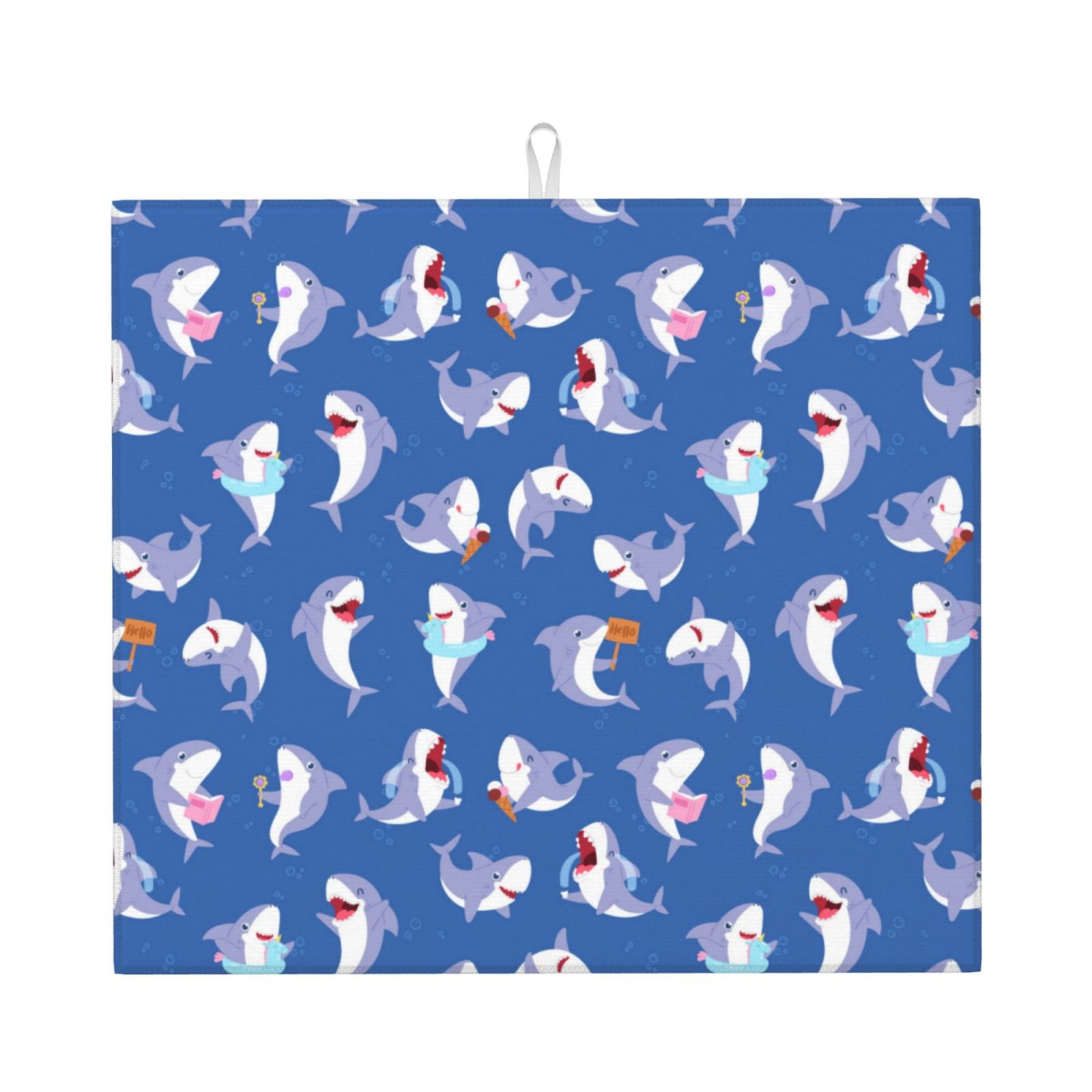 Dish Drying Mats for Kitchen Counter - Cartoon Funny Happy Cute Smiling ...