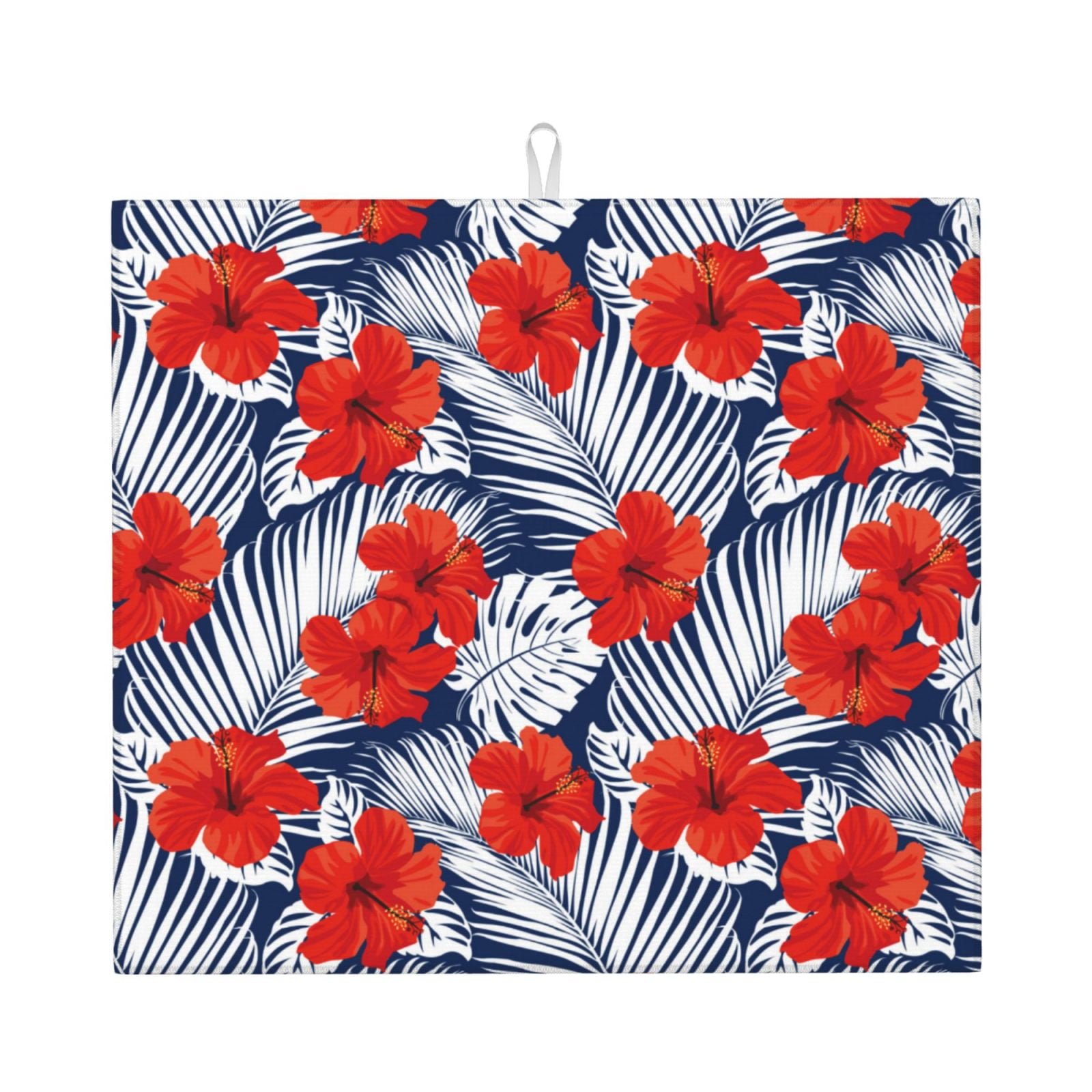 Dish Drying Mats for Kitchen Counter, Hawaiian Style Palm Leaves ...