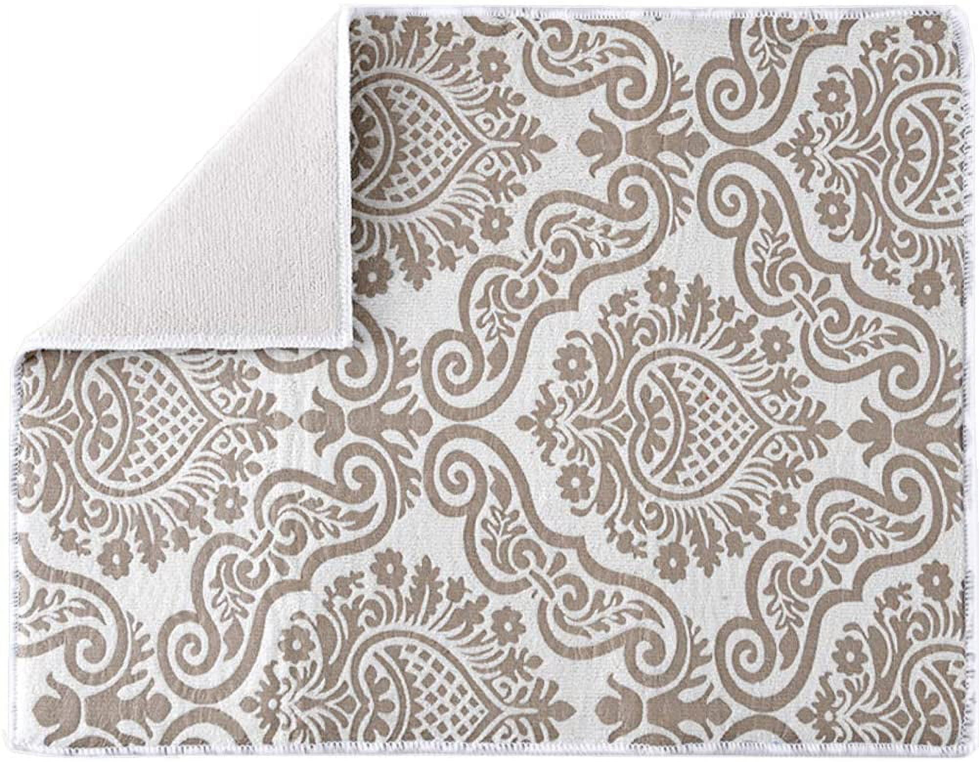 Dish Drying Mats for Kitchen, Ultra Absorbent Microfiber Drying Mat ...