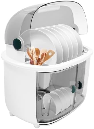 Dish Drying Rack, 2-Tier Dish Racks for Kitchen Counter & Sink, Large ...