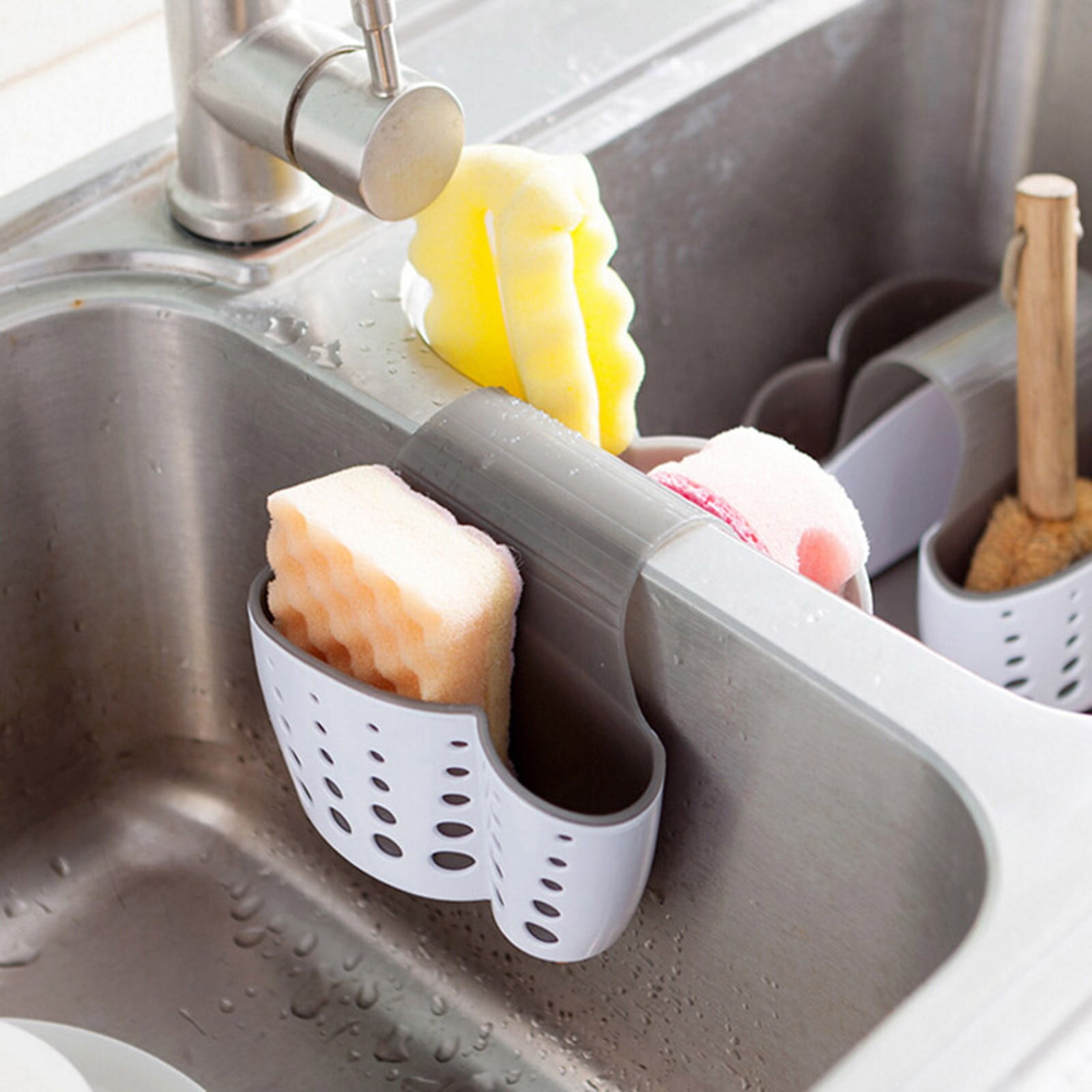 Dish Drying Rack,Chuck Kitchen Sink Shelf Rack Microfiber Cloth To ...