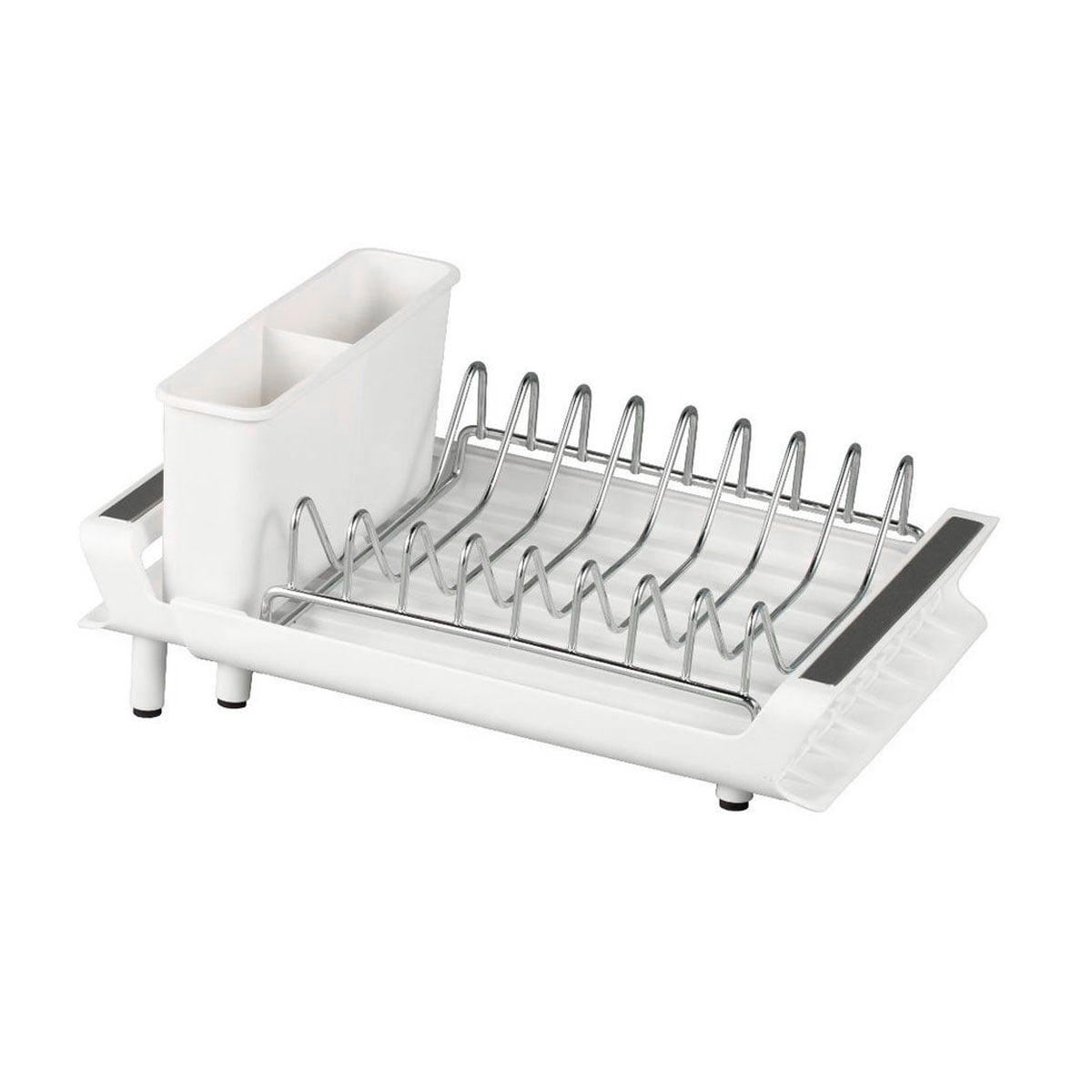 Dish Drying Rack, Expandable Dish Rack for Kitchen Counter with Utensil ...