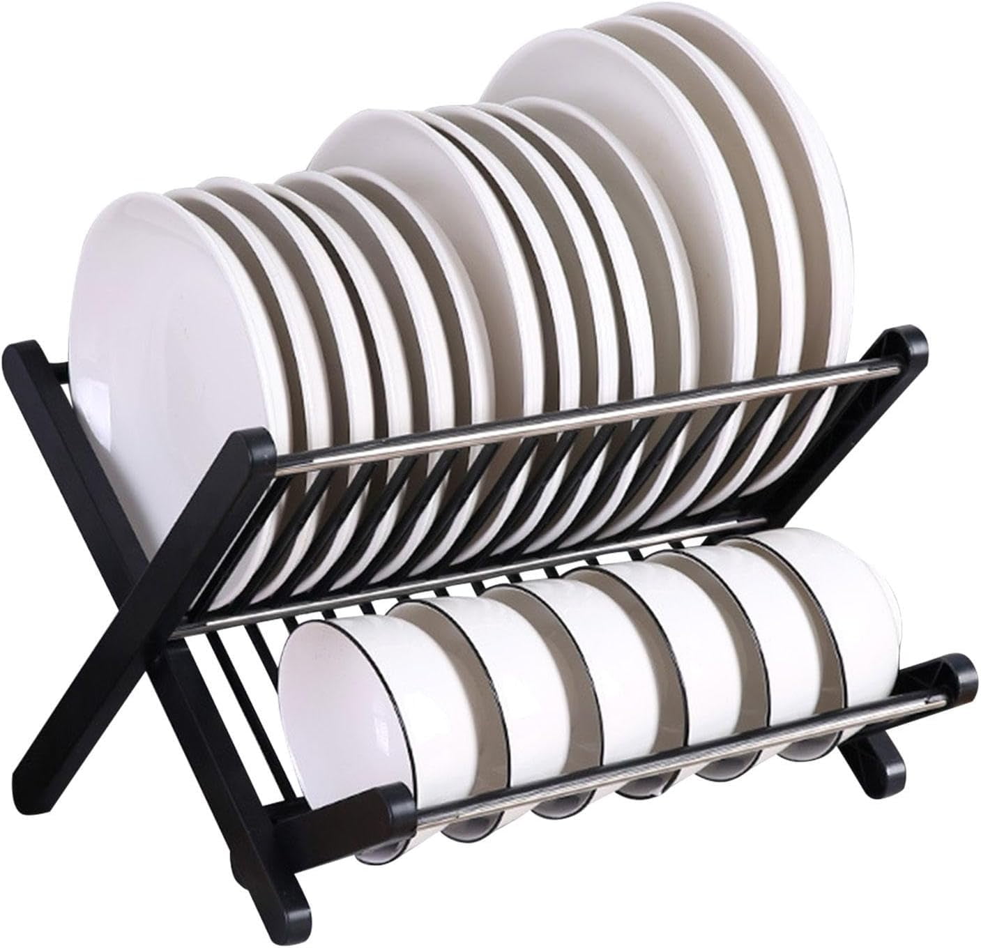 Dish Drying Rack - Foldable Dish Drainer Rack | Kitchen Drying Rack ...