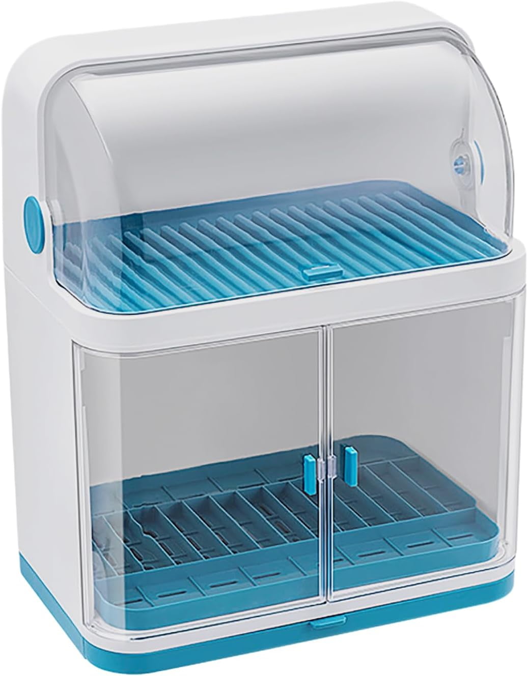 Dish Drying Rack, Large Capacity Detachable Plastic Dish Drying Rack ...