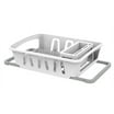 Mainstays Large Wire Dish Rack Black/Chrome - 17.5" x 13.7" x 5.5 ...