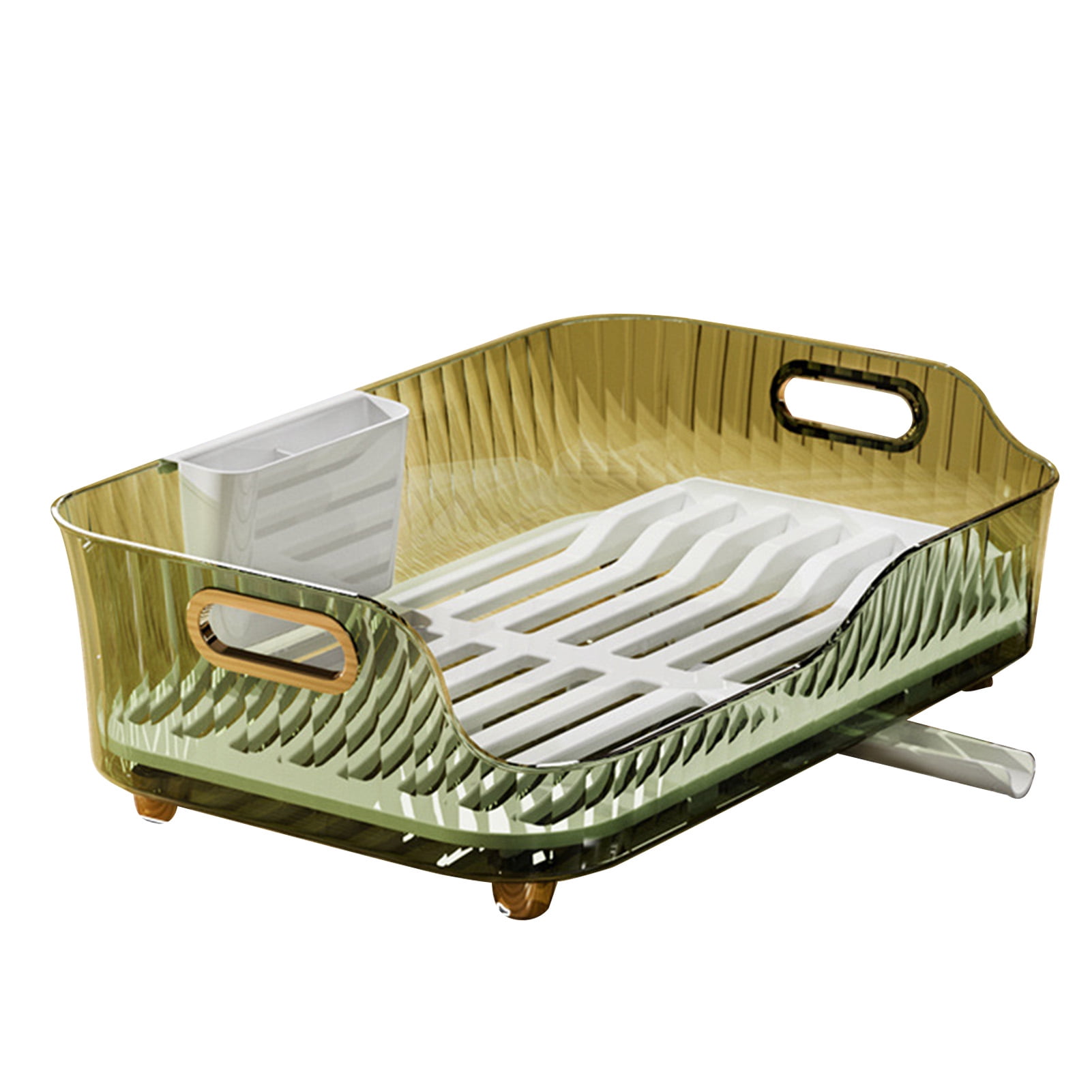 Dish Drying Rack, Multifunctional Large Dish Rack with Drainboard Set ...