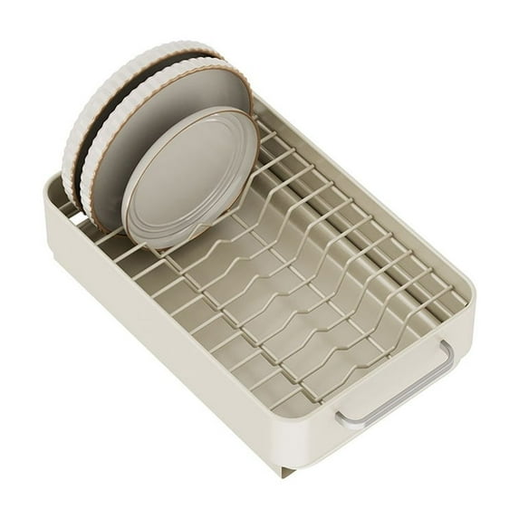 Dish Drying Rack, Pull Out Cabinet Drawer for Kitchen, Metal Slide Out ...