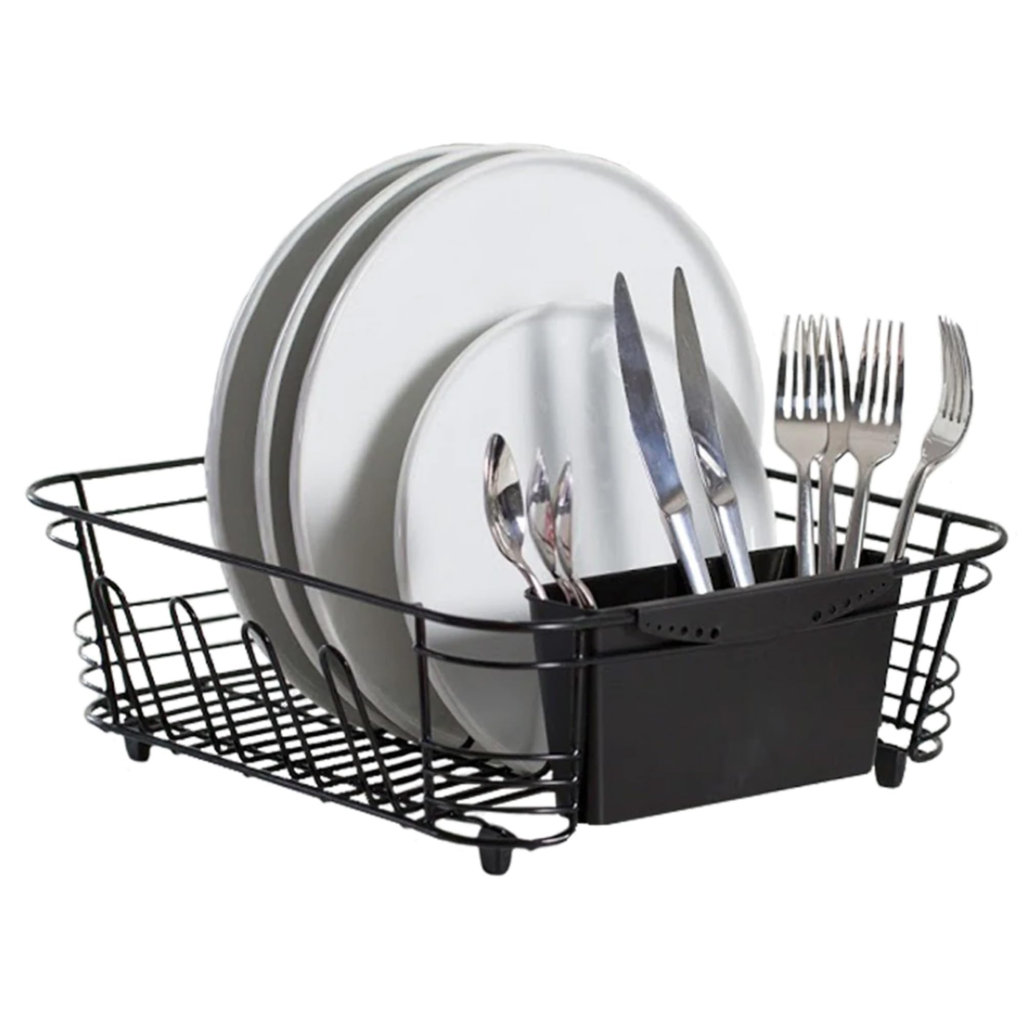 Dish Drying Rack, Space-Saving Dish Drainer Rack For Kitchen Counter ...