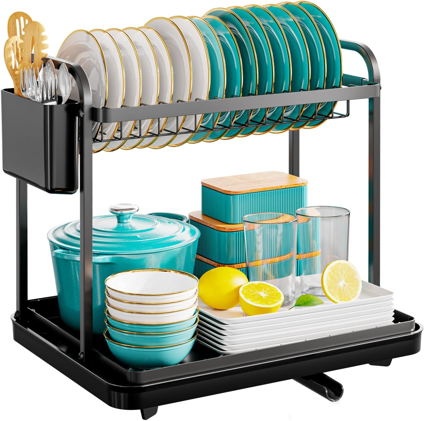 Dish Drying Rack - Stainless Steel Dish Rack for Kitchen Counter, 2 ...