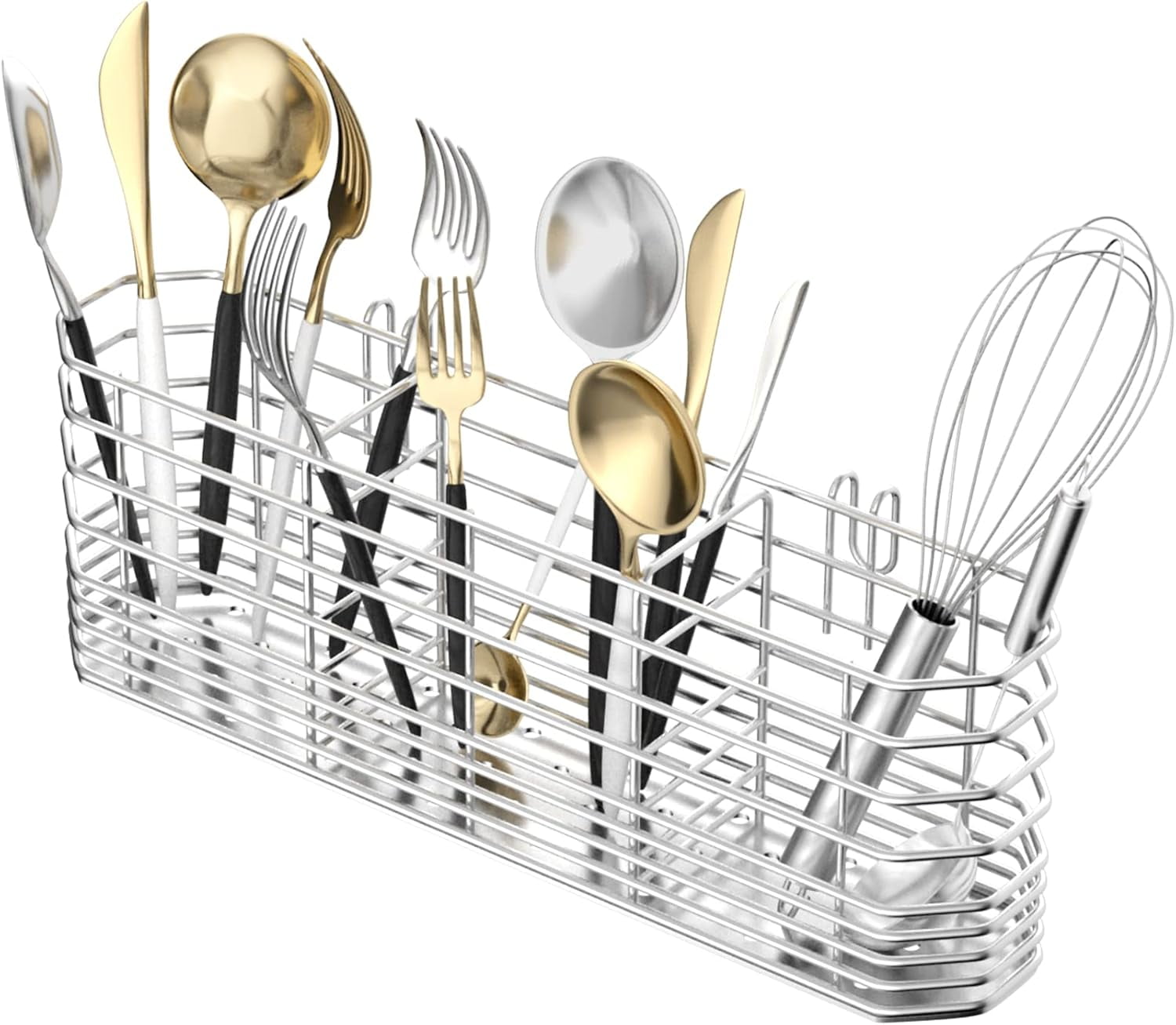 Dish Drying Rack in-Sink, 304 Stainless Steel Dish Drainer with ...