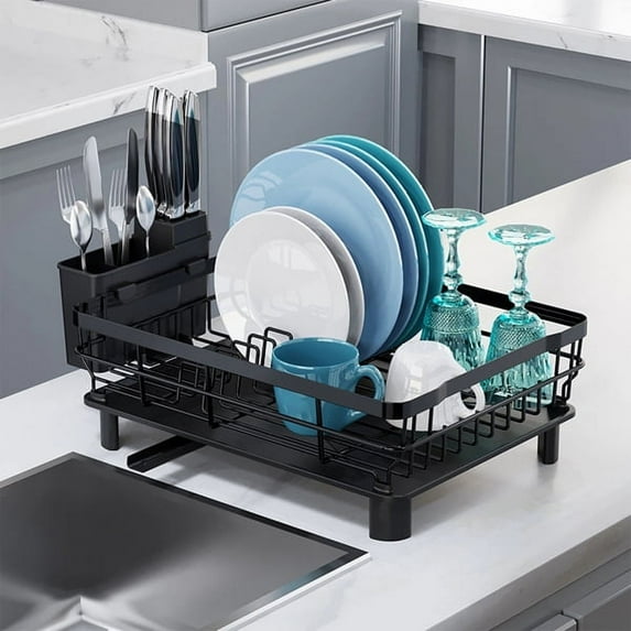 Dish Drying Rack with Drainboard, Stainless Steel Dish Rack for Kitchen ...