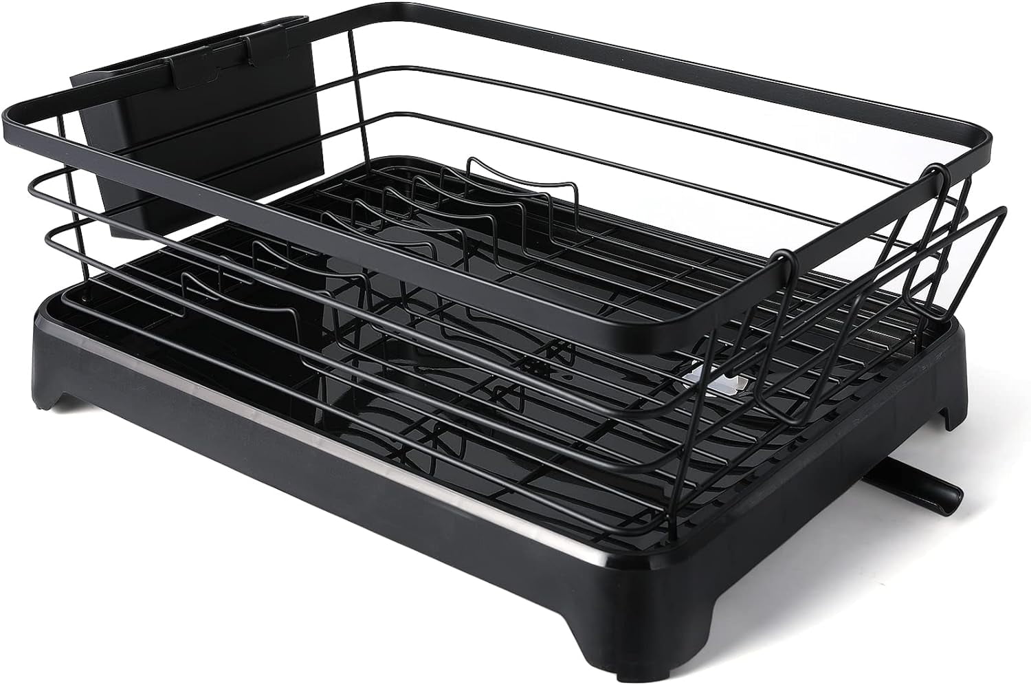 Dish Drying Rack with Tray, Stainless Steel Rust Proof Dish Rack for ...