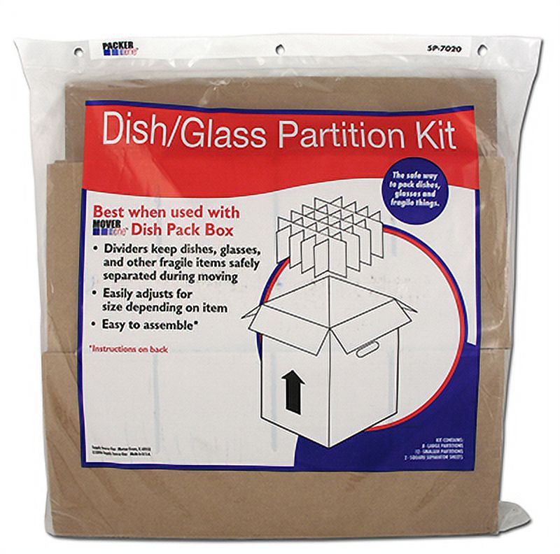 Dish/Glass Partition Kit Includes 8 Large Partitions 12 Small Partitio ...